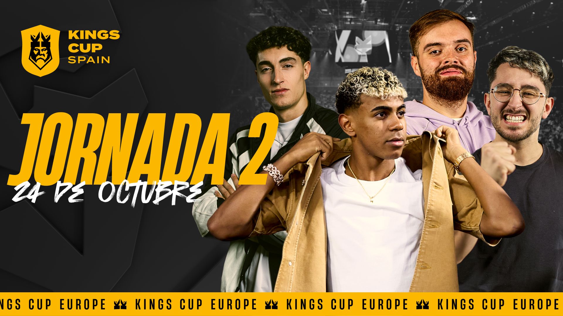 Horarios de la Jornada 2 de la Kings Cup Spain | Kings League Spain